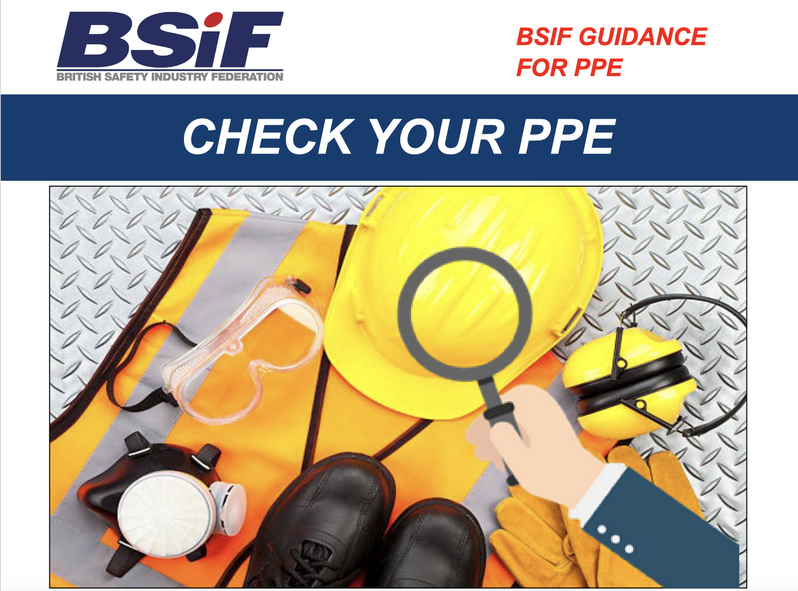 BSIF launches PPE checklist to take the risk out of buying PPE | IOSH ...